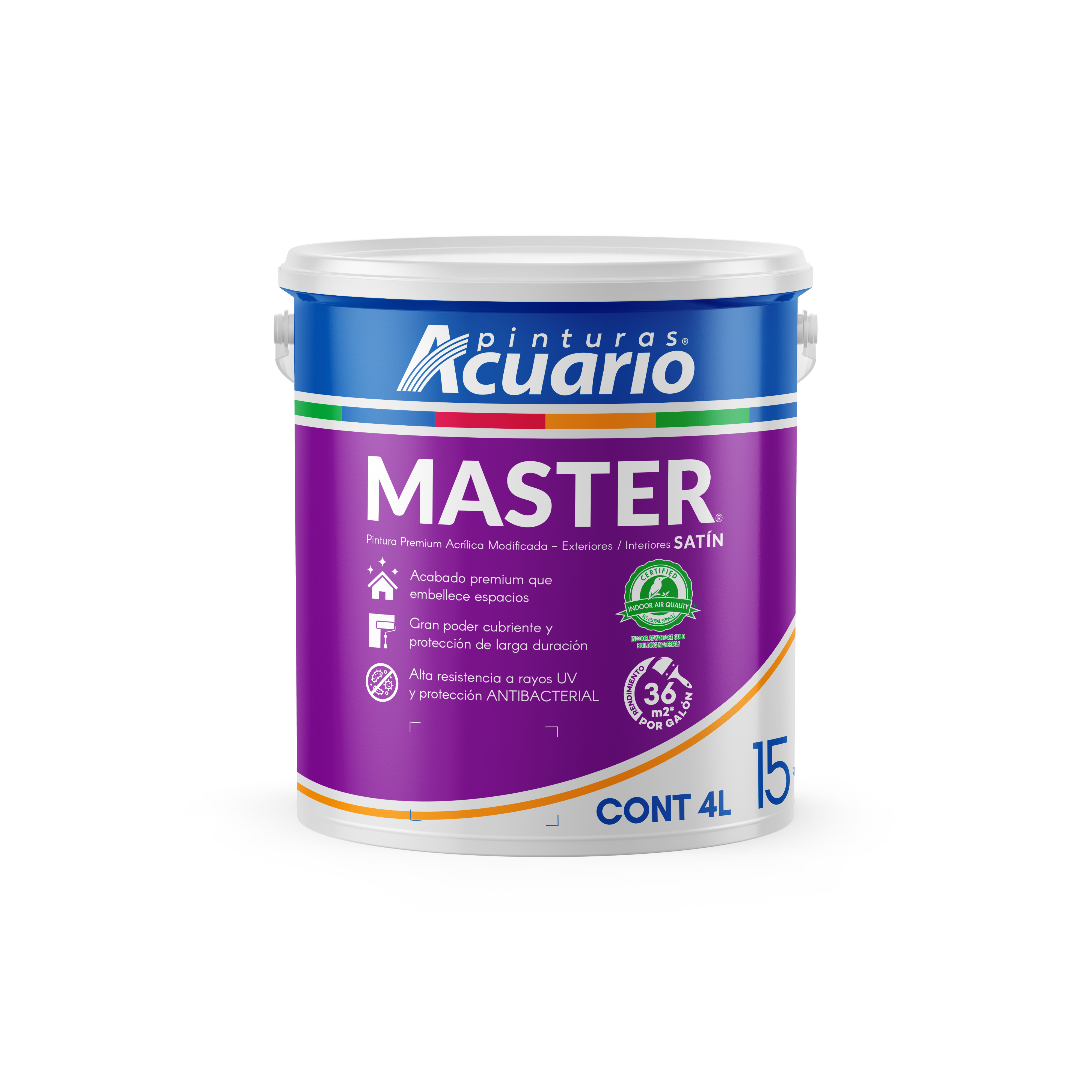 Pintura Vinílica Acuario MASTER® - Envíos Gratis - Pinturas Acuario – M&P